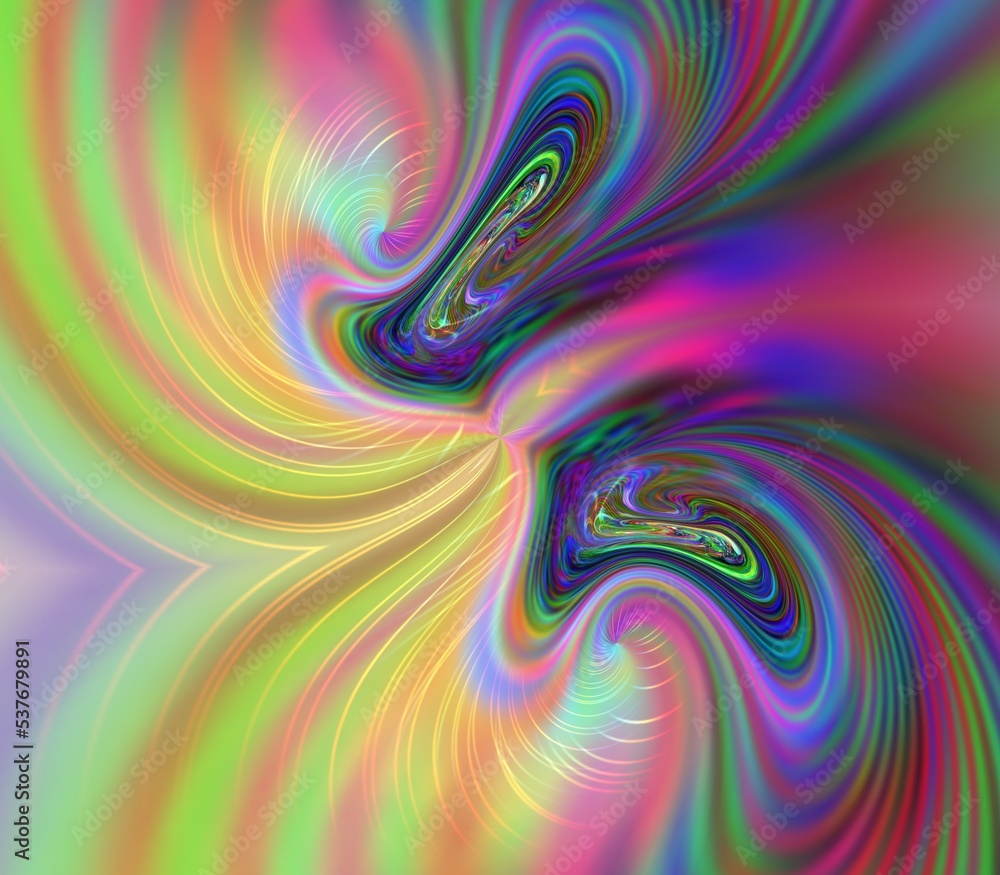 Abstract coloring background of the gradient with visual wave and ...