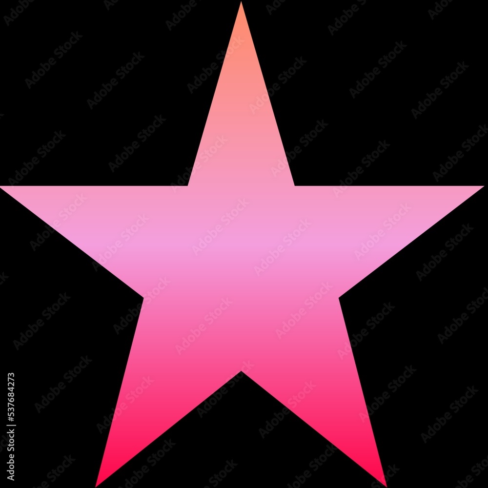 Gradient color star shape illustration for wallpaper or theme ...