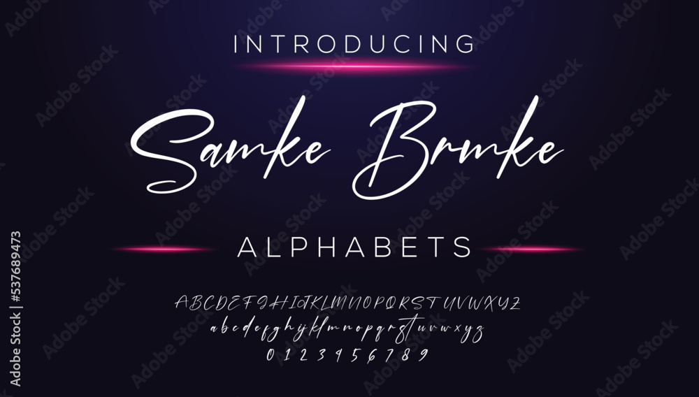 Hand drawn calligraphic vintage vector font. Distress grunge texture ...