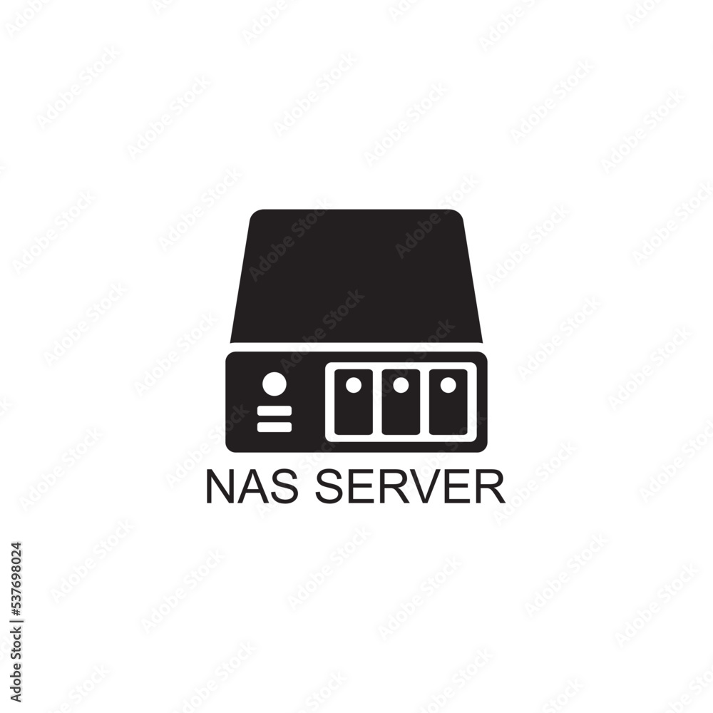nas server icon , computer icon Stock Vector | Adobe Stock