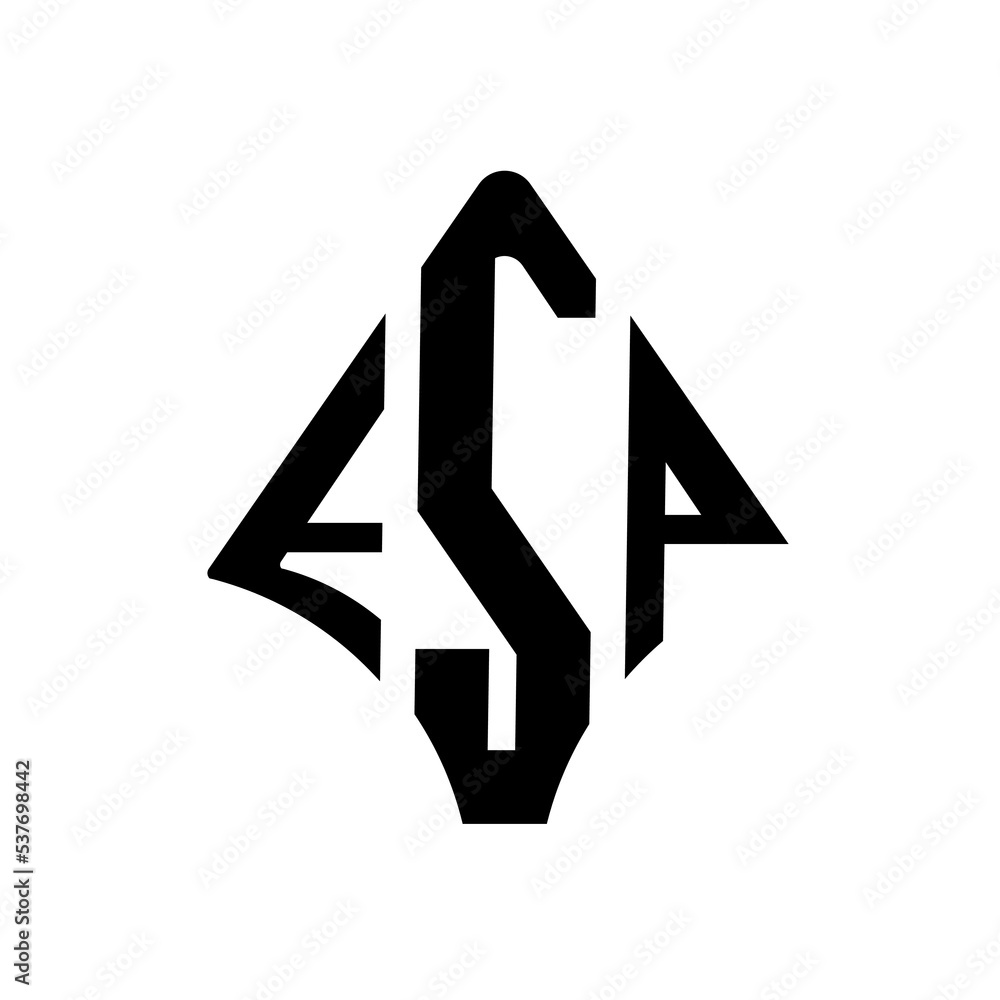 ESP logo. ESP letter. ESP letter logo design. ESP modern and creative ...