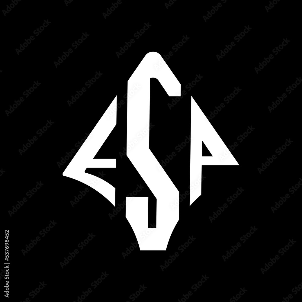 ESP logo. ESP letter. ESP letter logo design. ESP modern and creative ...