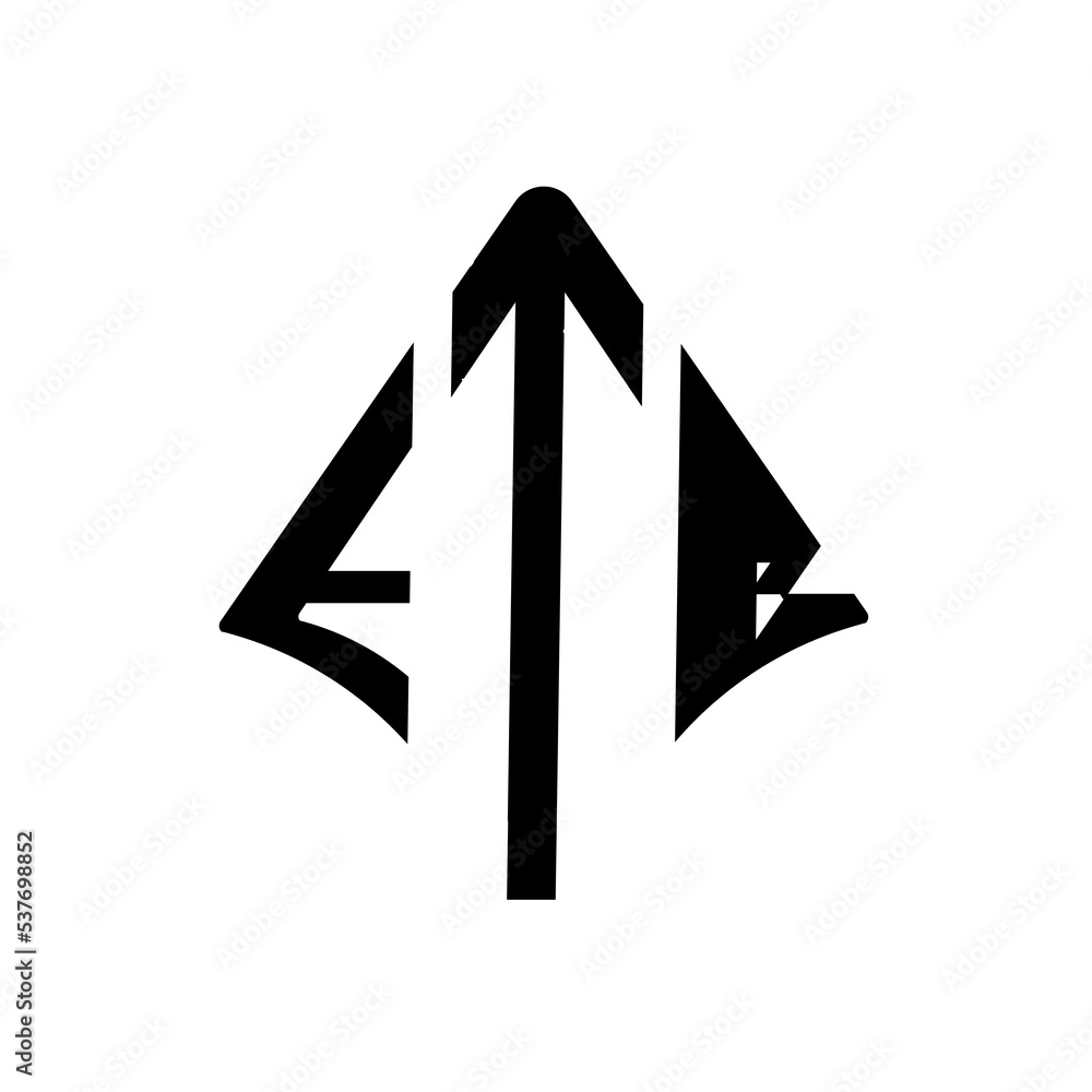 ETB logo. ETB letter. ETB letter logo design. ETB modern and creative ...