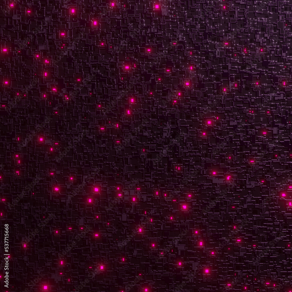 Illustration of a pink, magenta sci-fi metal spaceship architecture ...