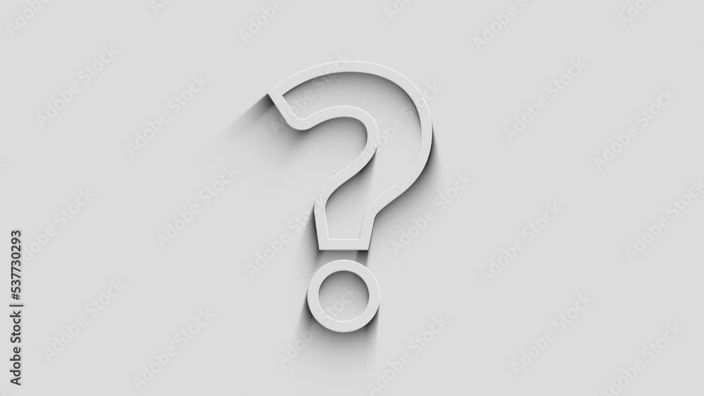 Question mark, search, support, faq, quiz and help symbol with natural ...