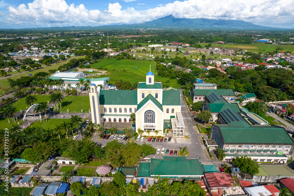 Naga, Camarines Sur, Philippines - Aerial of the Basilica of Our Lady ...