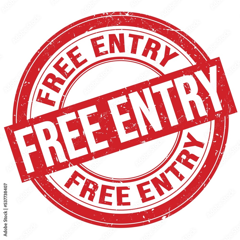 Free Admission Stamp