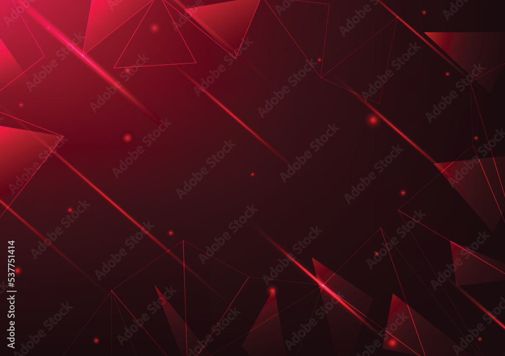 Presentation template space digital background Stock Vector | Adobe Stock