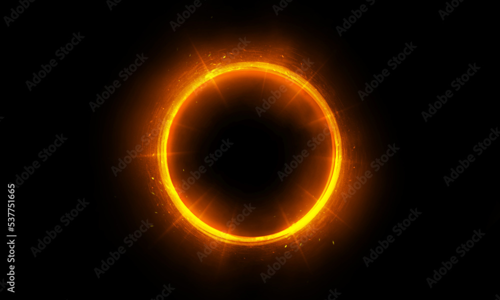 Magic circle light effect, magic, light effect. Stock Illustration ...