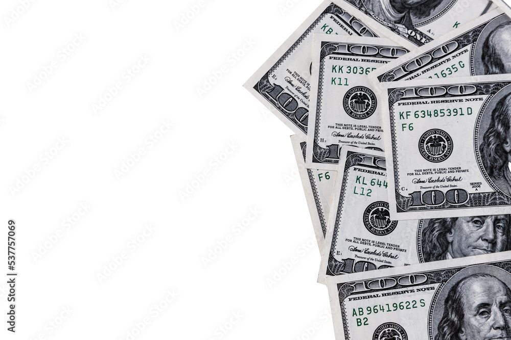 Paper money, US dollars. Transparent background. PNG. Stock Photo ...