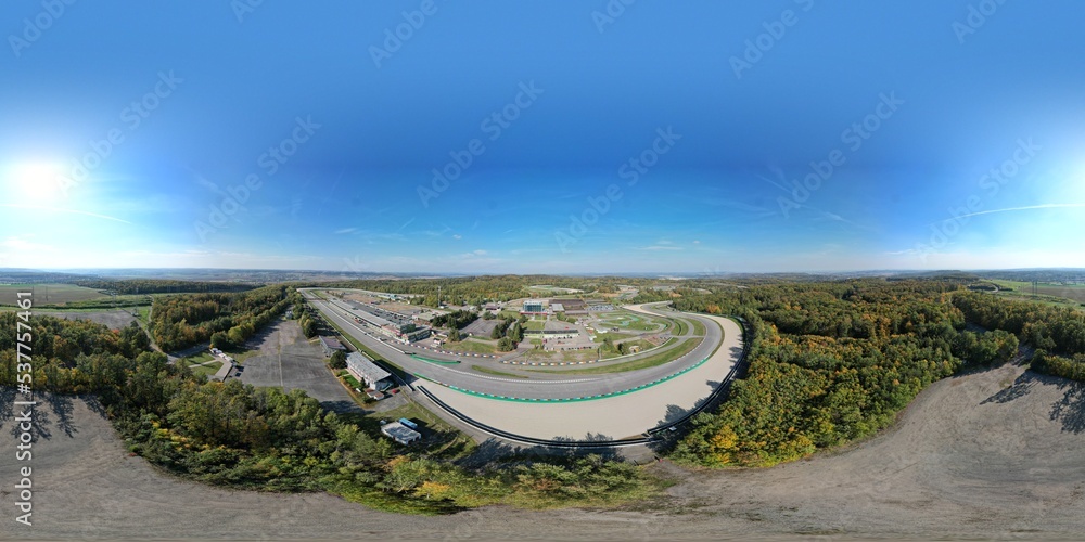 Brno,Czech republic-September 12 2022:aerial view of Automotodrom Brno ...