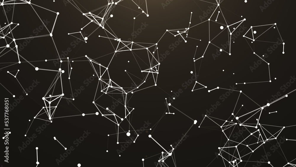 Plexus style background. High tech digital technology background ...