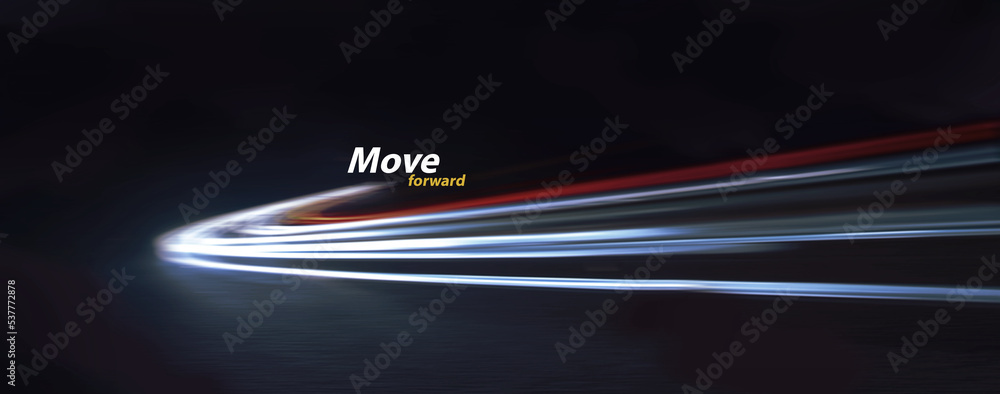 Move Forward Visual inspirational poster Design. The idea of moving ...