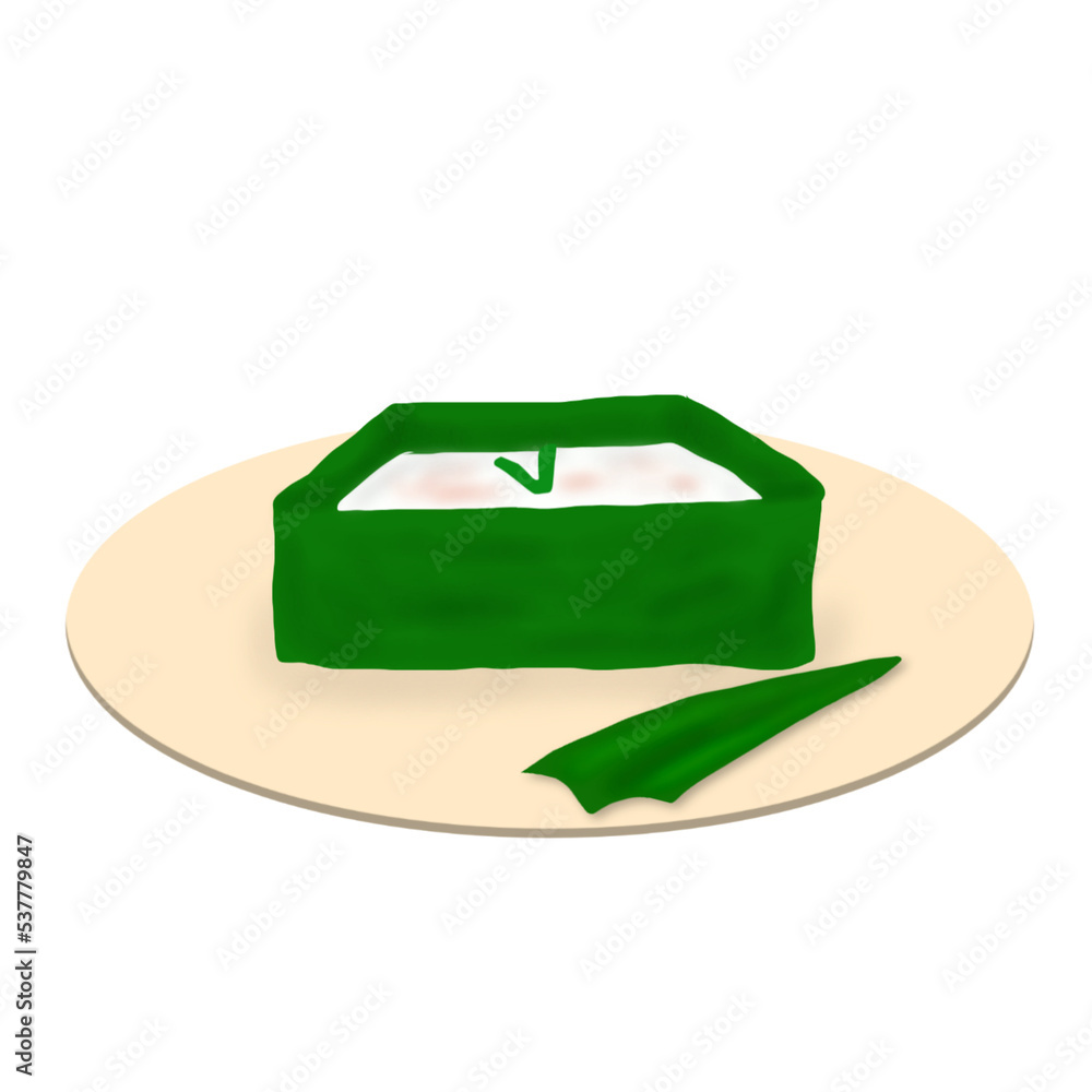 Jojorong cake is a typical food of the Banten tribe made from rice ...