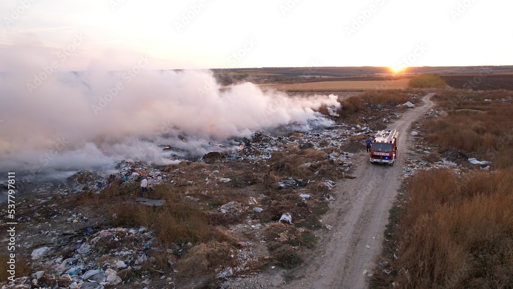 Garbage pollution from Incinerated and disposed of incorrectly A source ...