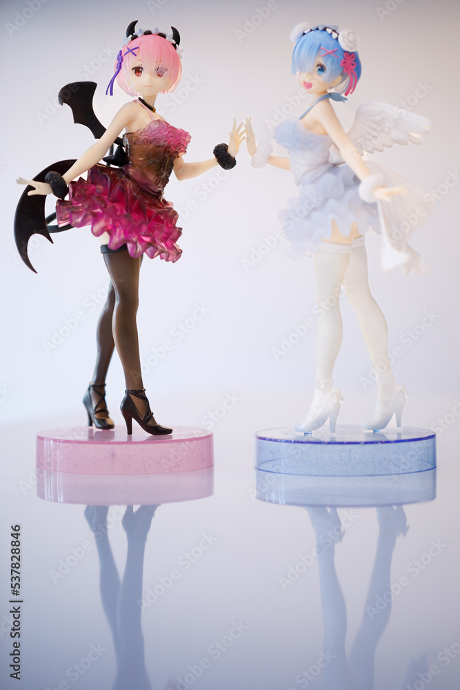 Plastic model of animated figure from the Animated TV shows. Stock ...