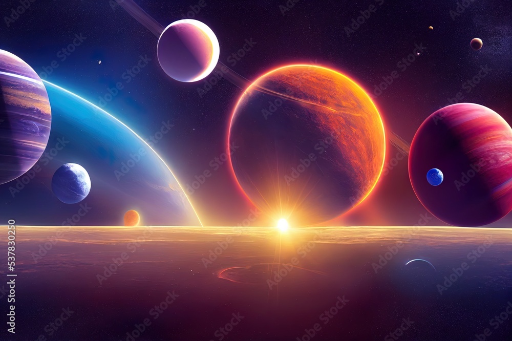 3d View Of The Planets