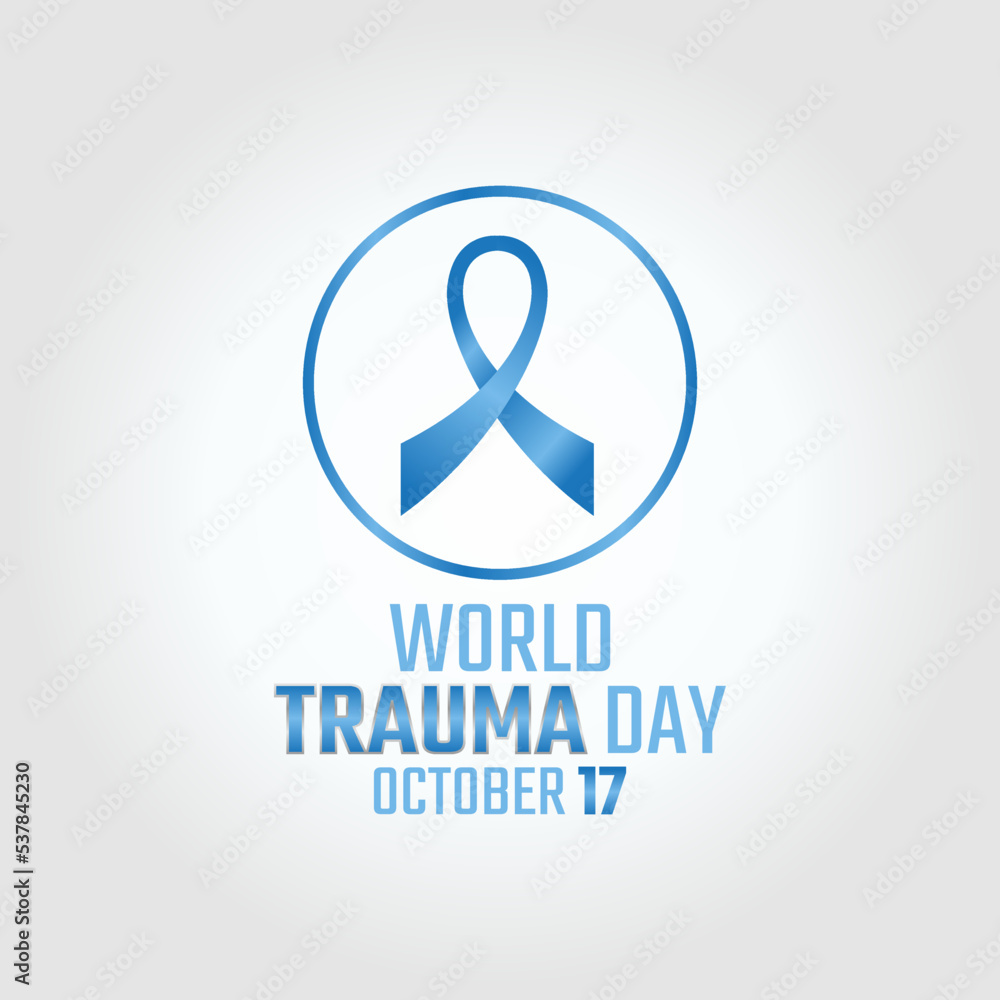 vector graphic of world trauma day good for world trauma day ...