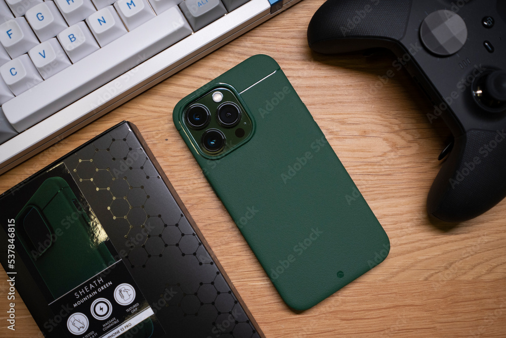 Kuala Lumpur - Malaysia Oct 8 2022 : Close up of the new iPhone 13 Pro ...