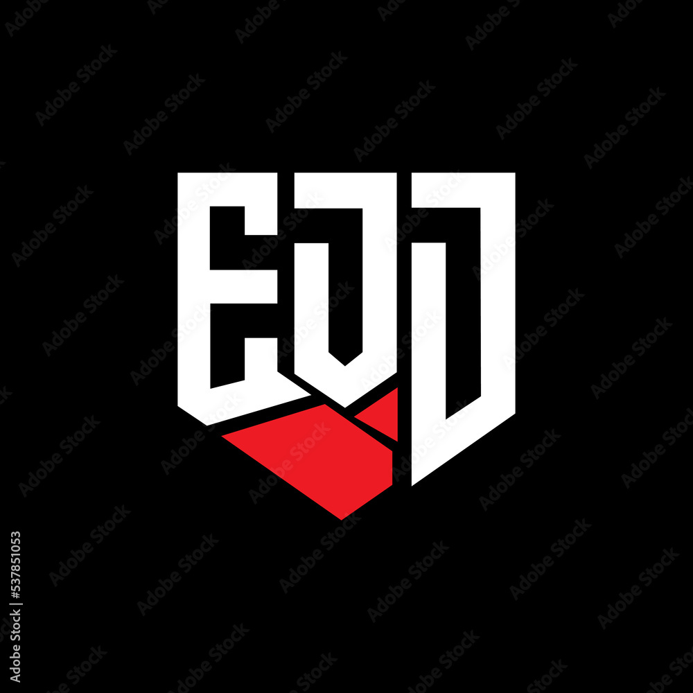 EDD letter luxury logo design on black background. EDD creative ...