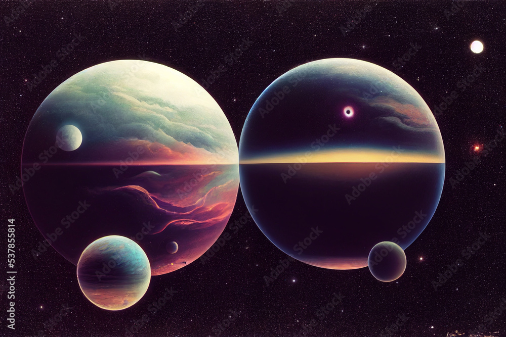 Space background epic stars planets galaxies scale texture abstract ...