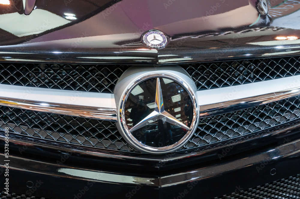Logo of Mercedes Benz Stock Photo | Adobe Stock