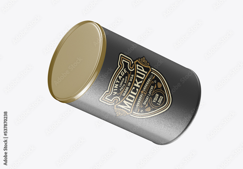 Food Can Mockup Stock Template | Adobe Stock
