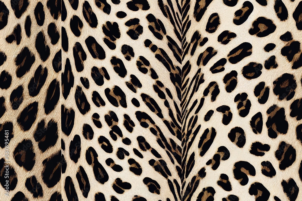 Seamless animal prints. Leopard tiger zebra skin patterns, texture ...