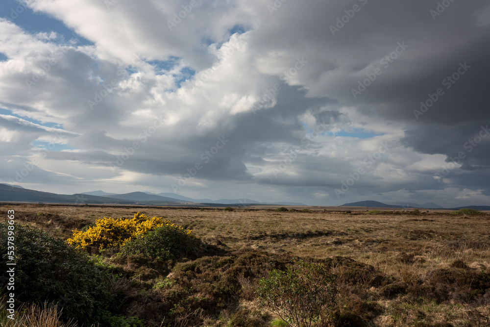 Shadows glide across the impressive landscape of the vast and remote ...
