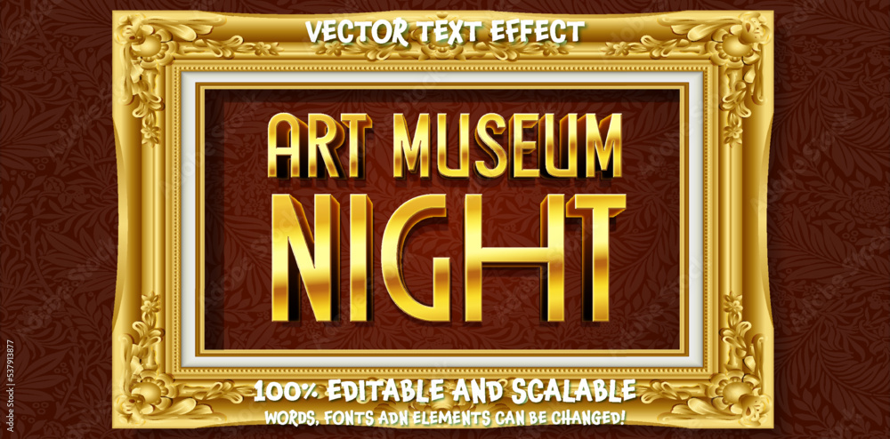 Editable luxury golden lettering font template with lighting effect and ...