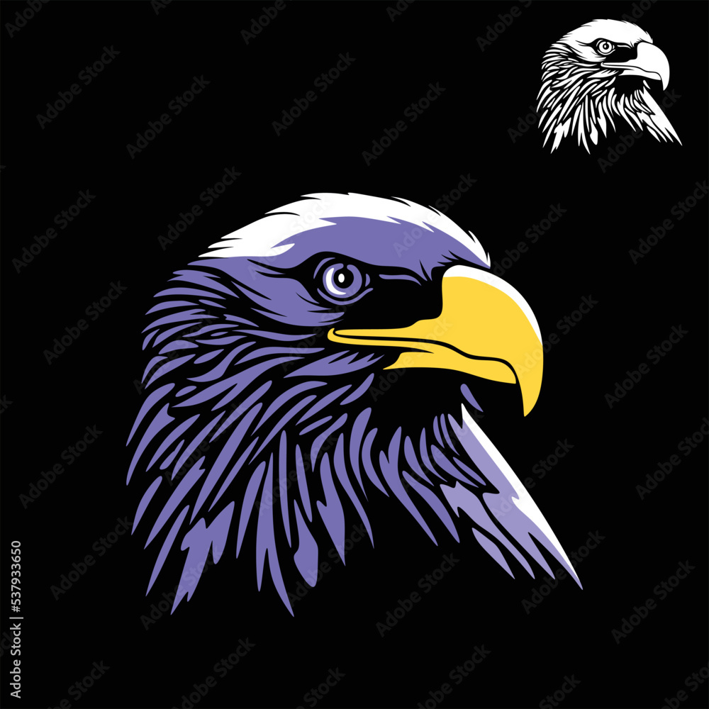 Eagle Face Vector