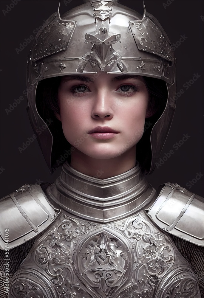 A fictional person, not based on a real person. Portrait of an ancient ...