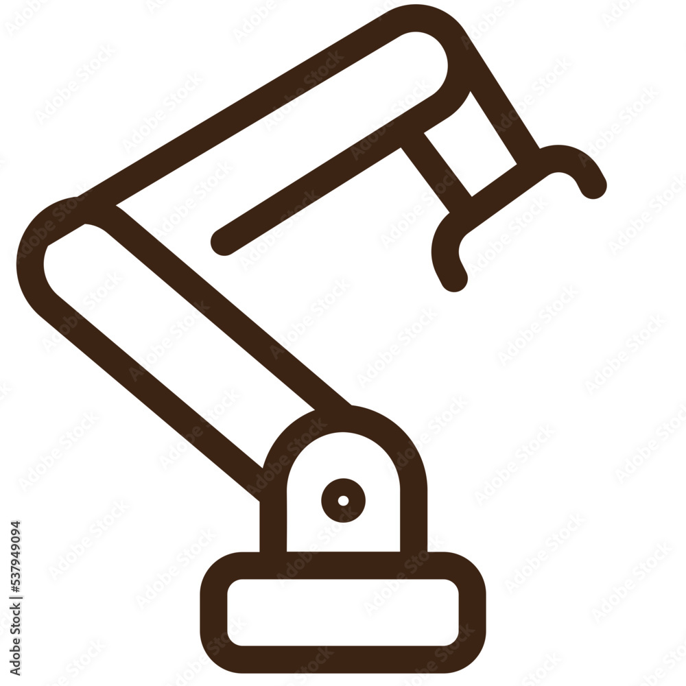 arm engineering mechatronic mechatronics robot robotics icon Stock ...