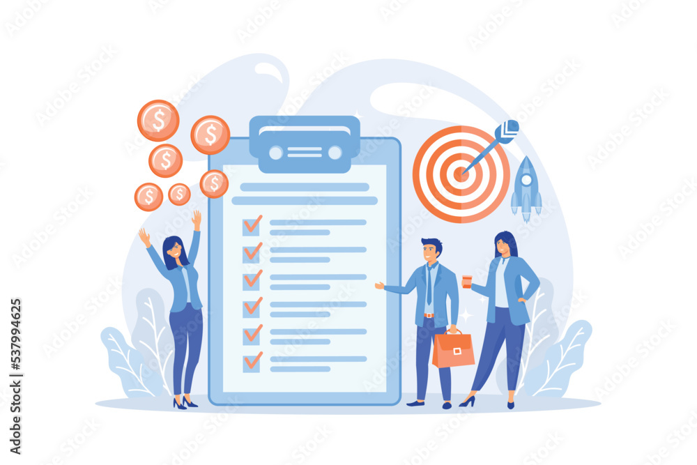 Successful business deal celebrating. Contract profitable agreement ...