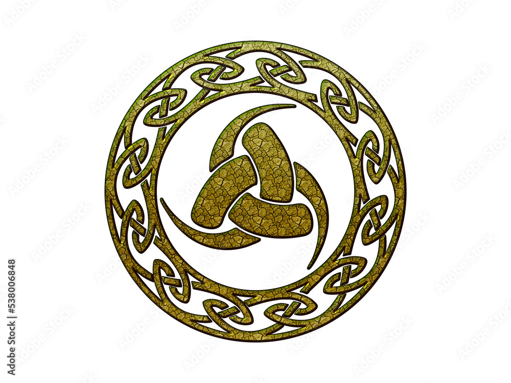 Triple Horn of Odin, Norse mythology, viking symbol, celtic knot ...