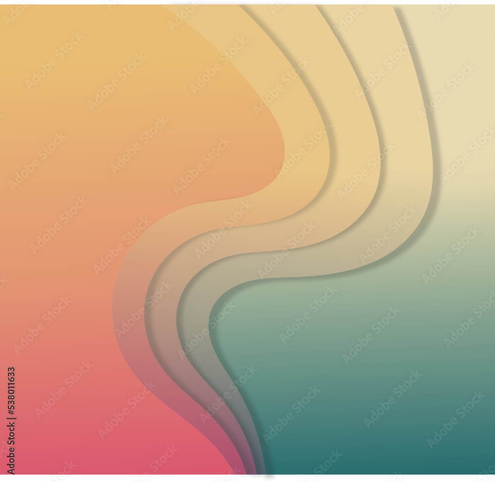 abstract colorful background. modern looking desing. curvy lines Stock ...