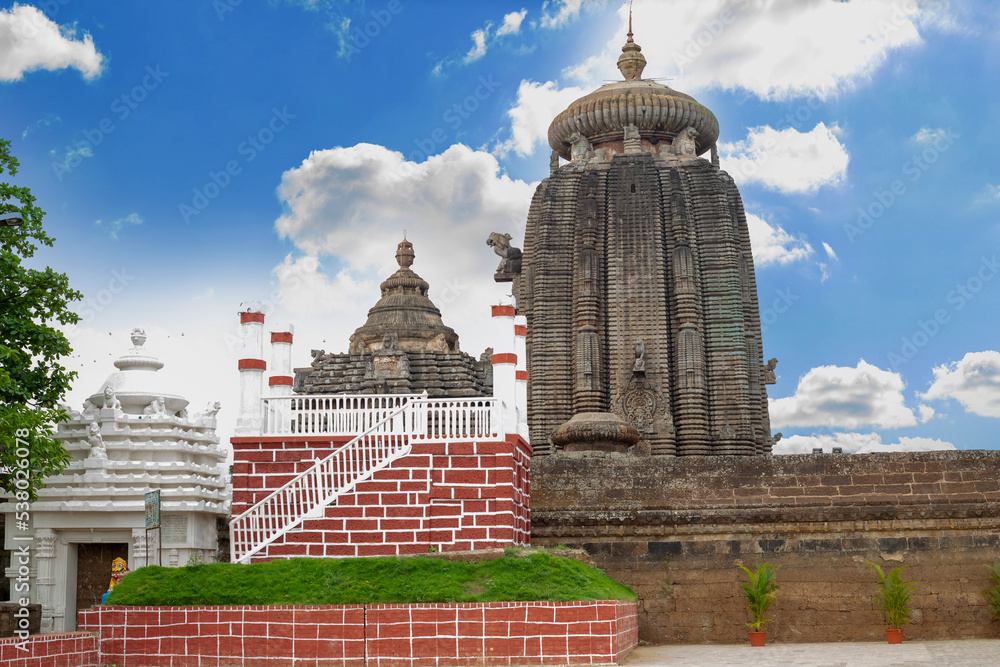Lingaraj Temple, built in 11th century, is dedicated to Lord Shiva and ...