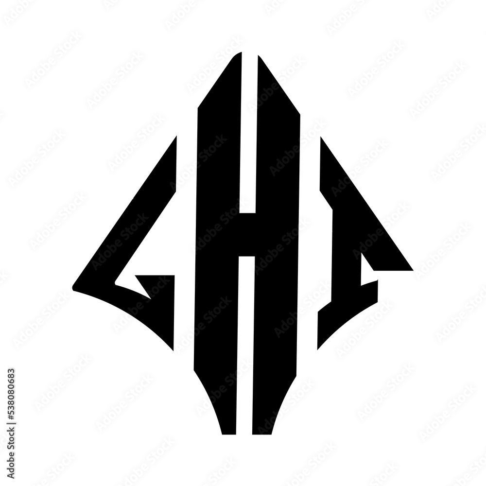 GHI logo. GHI letter. GHI letter logo design. GHI modern and creative ...