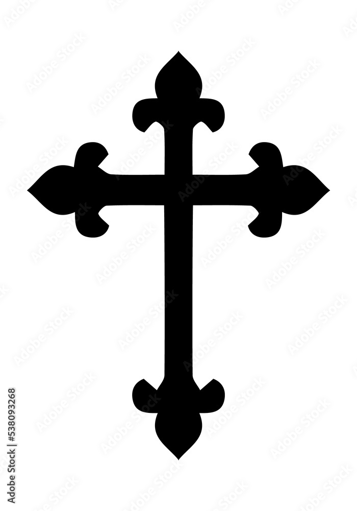 Simple Black Cross Png