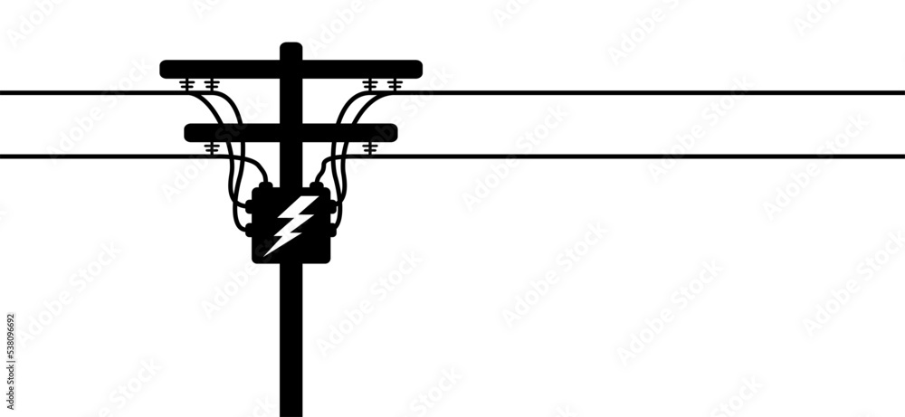 Cartoon Power Line