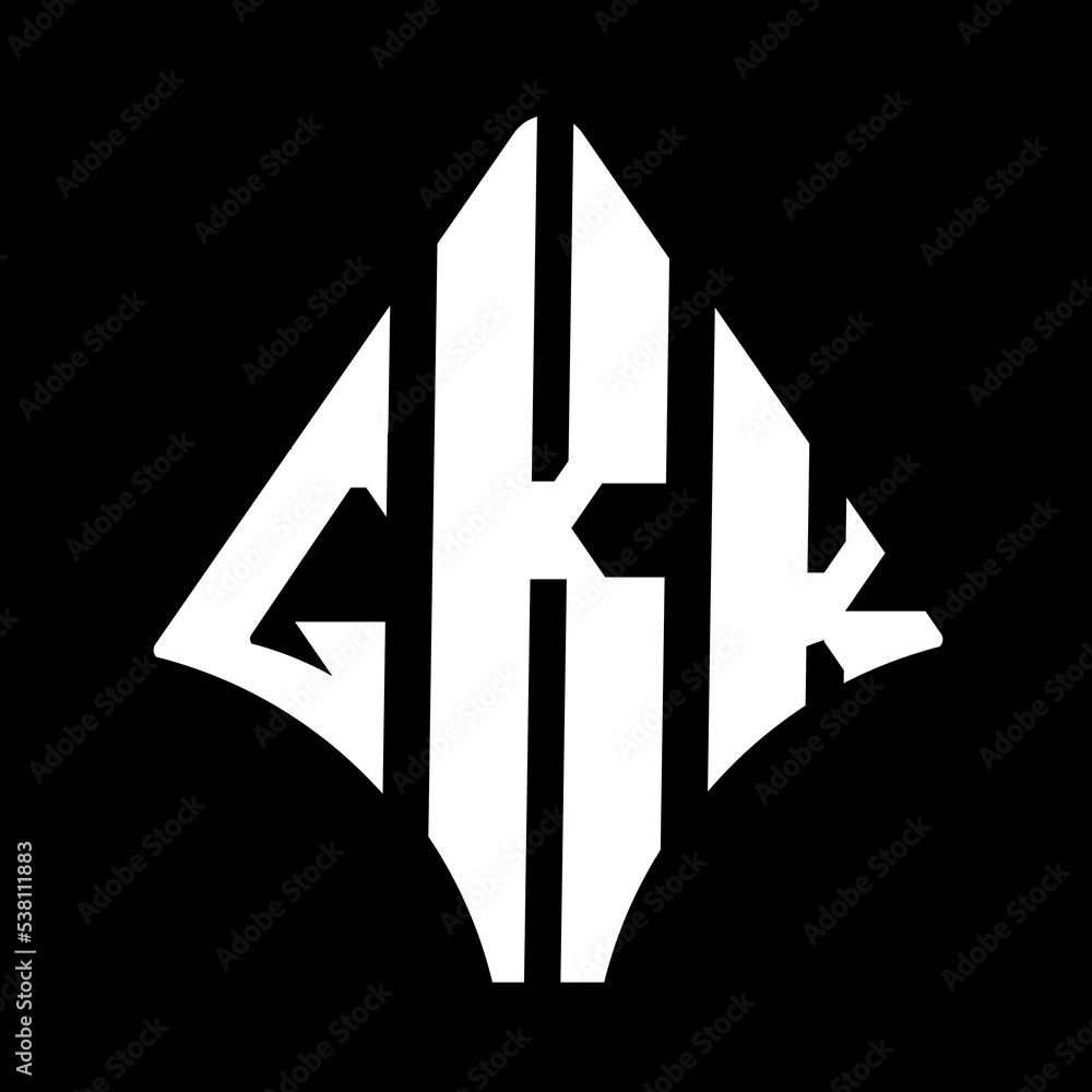 GKK logo. GKK letter. GKK letter logo design. GKK modern and creative ...
