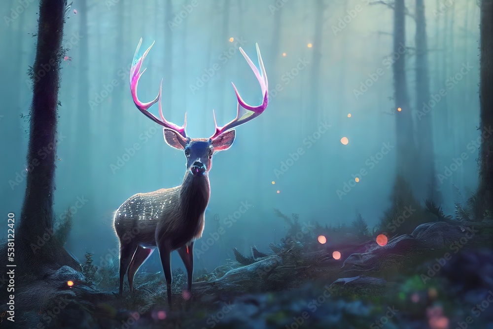3d Forest Deer