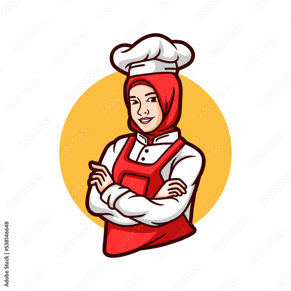 chef logo vector Stock Vector | Adobe Stock