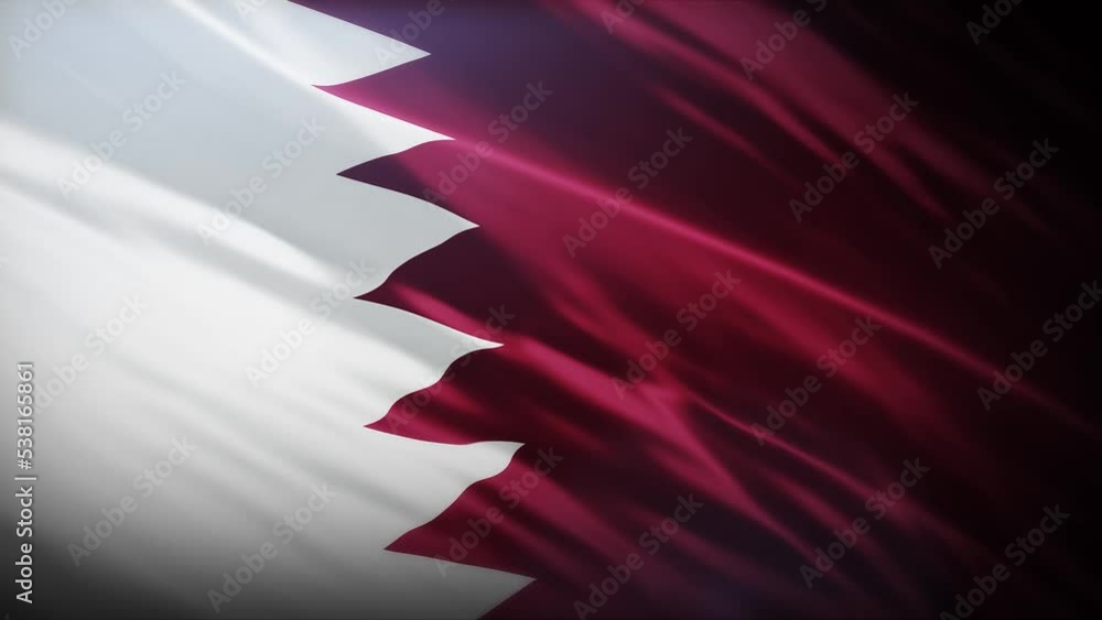 Qatar Flag Animation