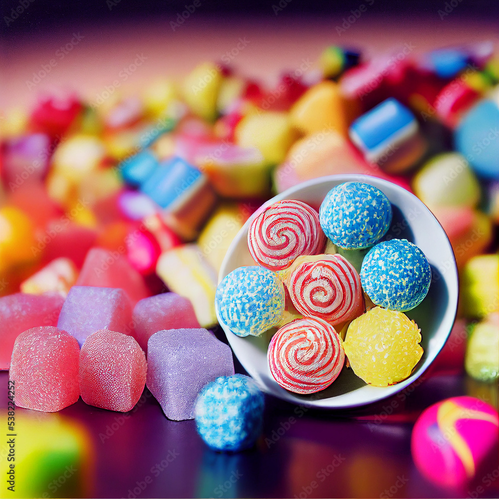 candy (photorealistic illustrations, not photographs) Stock ...