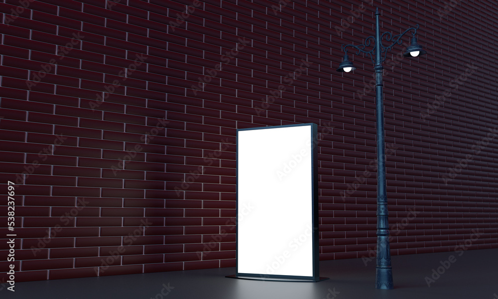 Billboard signboard frame board template highway lightbox showing shop ...