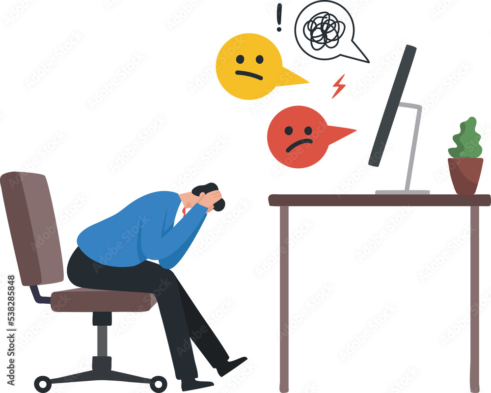 Negative Emotions in the Workplace. Employees feelings. protect ...