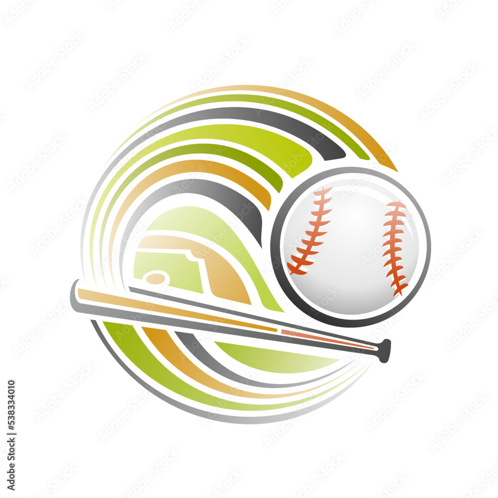 Vector logo for Baseball Sport, isolated modern emblem with ...