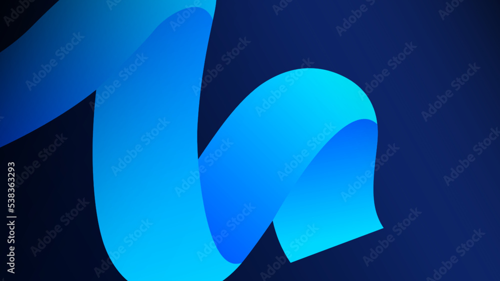 abstract blue background, abstract wavy background, blue gradient color ...