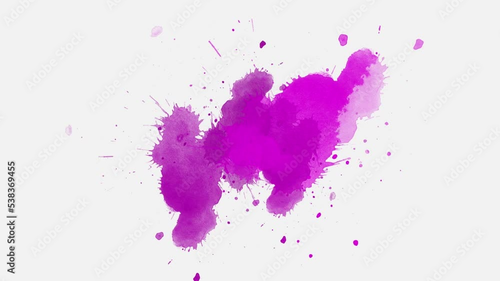 Ink drops fluid splash. ink slow motion transition reveal. Ink brush ...